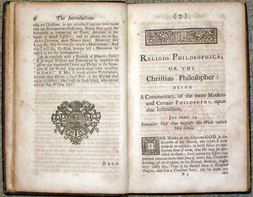 The Christian Philosopher: A Collection of the Best Discoveries in ...